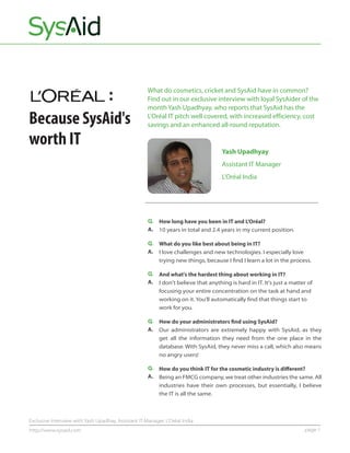 Case Study: L'Oréal | PDF