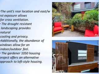 Case study low raise appartment | PPTX