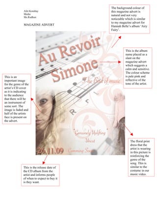 Case study magazine advert | DOC | Women\'s Clothing | Women\'s Fashion