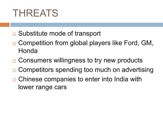 Case Study - Maruti Suzuki Ltd | PPTX