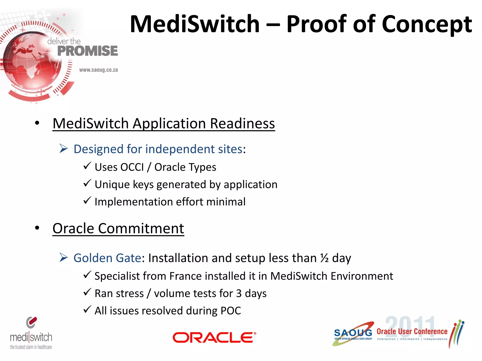 Case study_mediswitch golden gate implementation | PDF