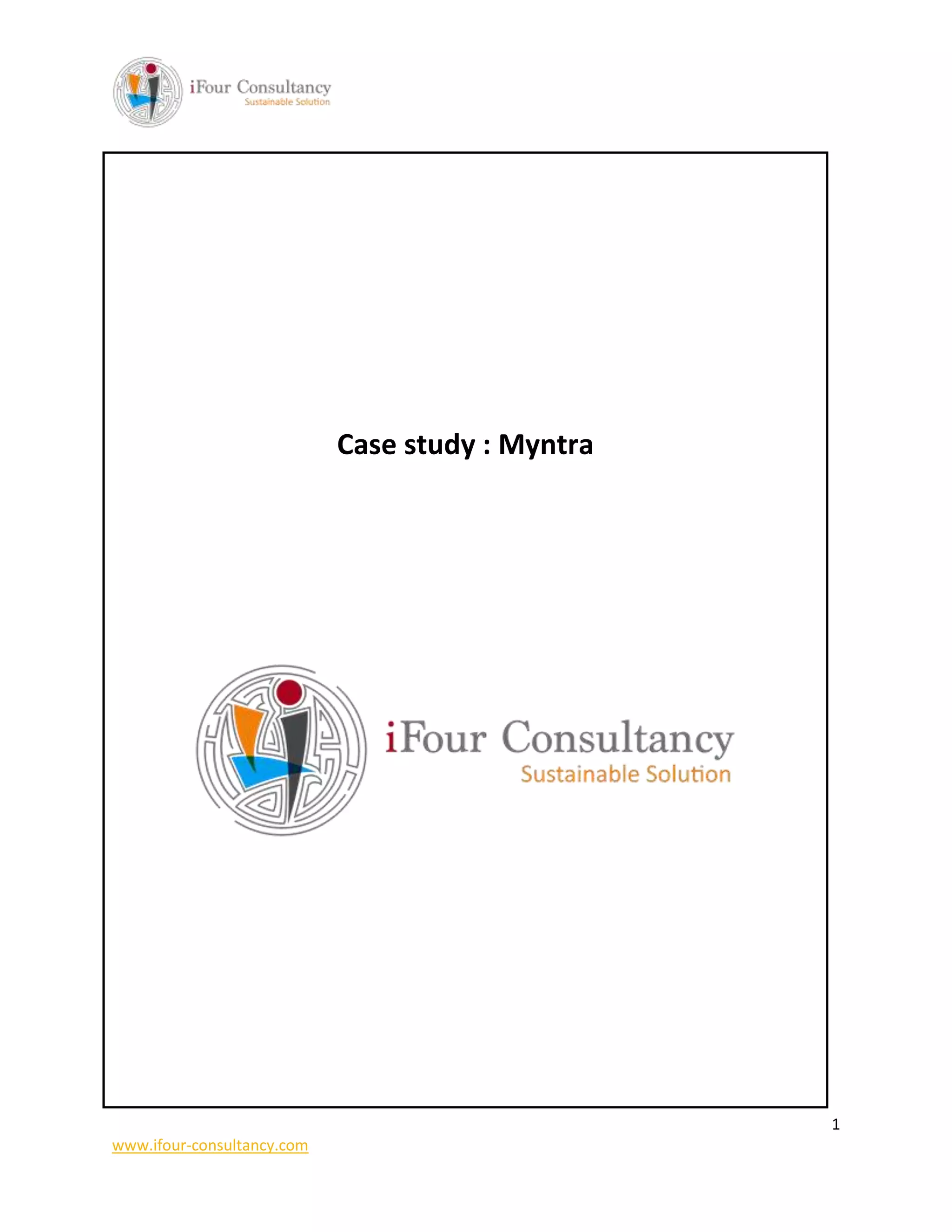 Success mantra of myntra - eCommerce portal | PDF