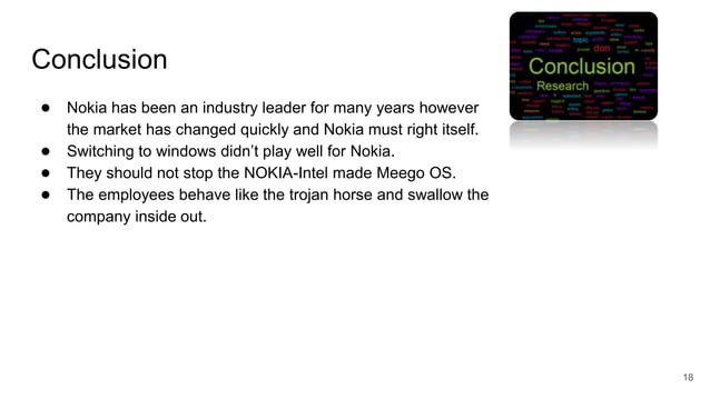 Case study NOKIA failure | PPTX