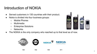 Case study NOKIA failure | PPTX