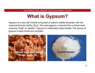 Dick - Gypsum as a Soil Amendment | PDF