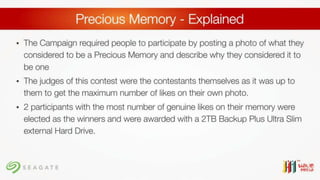 Seagate Precious Memory Campaign | PPT