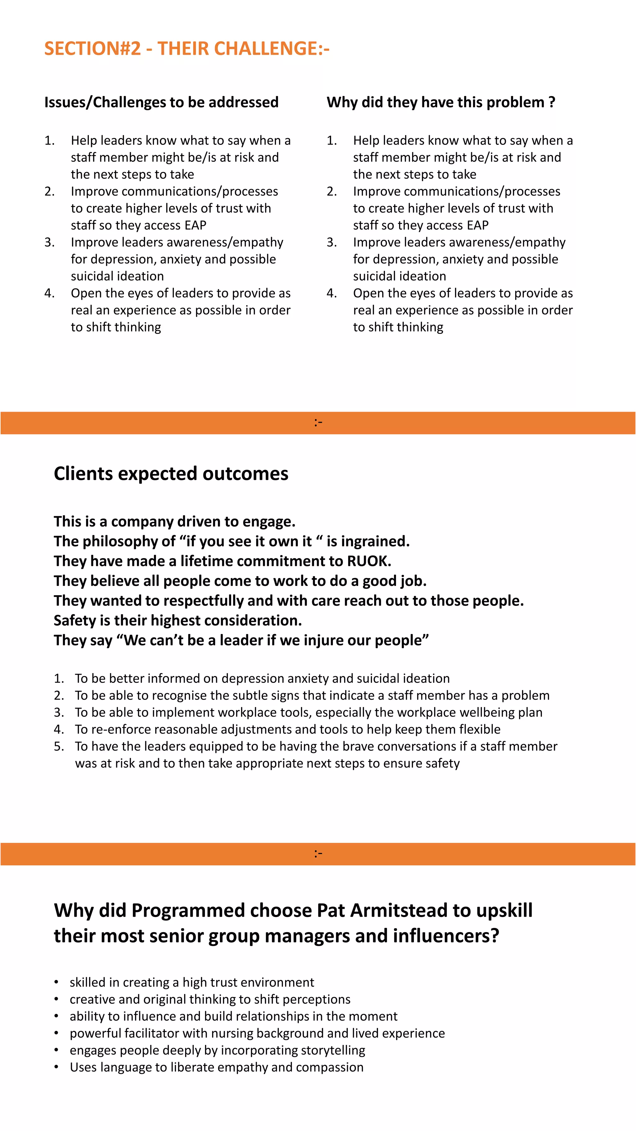 Case study - Workplace wellbeing - Mental health in the workplace ...