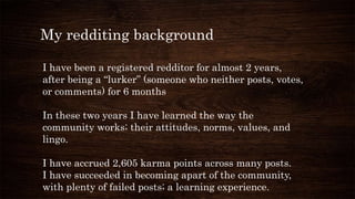 Case study reddit | PPTX