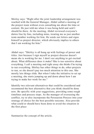 Case Study Review The Following Case Study 2 Pages Single Spaces Docx