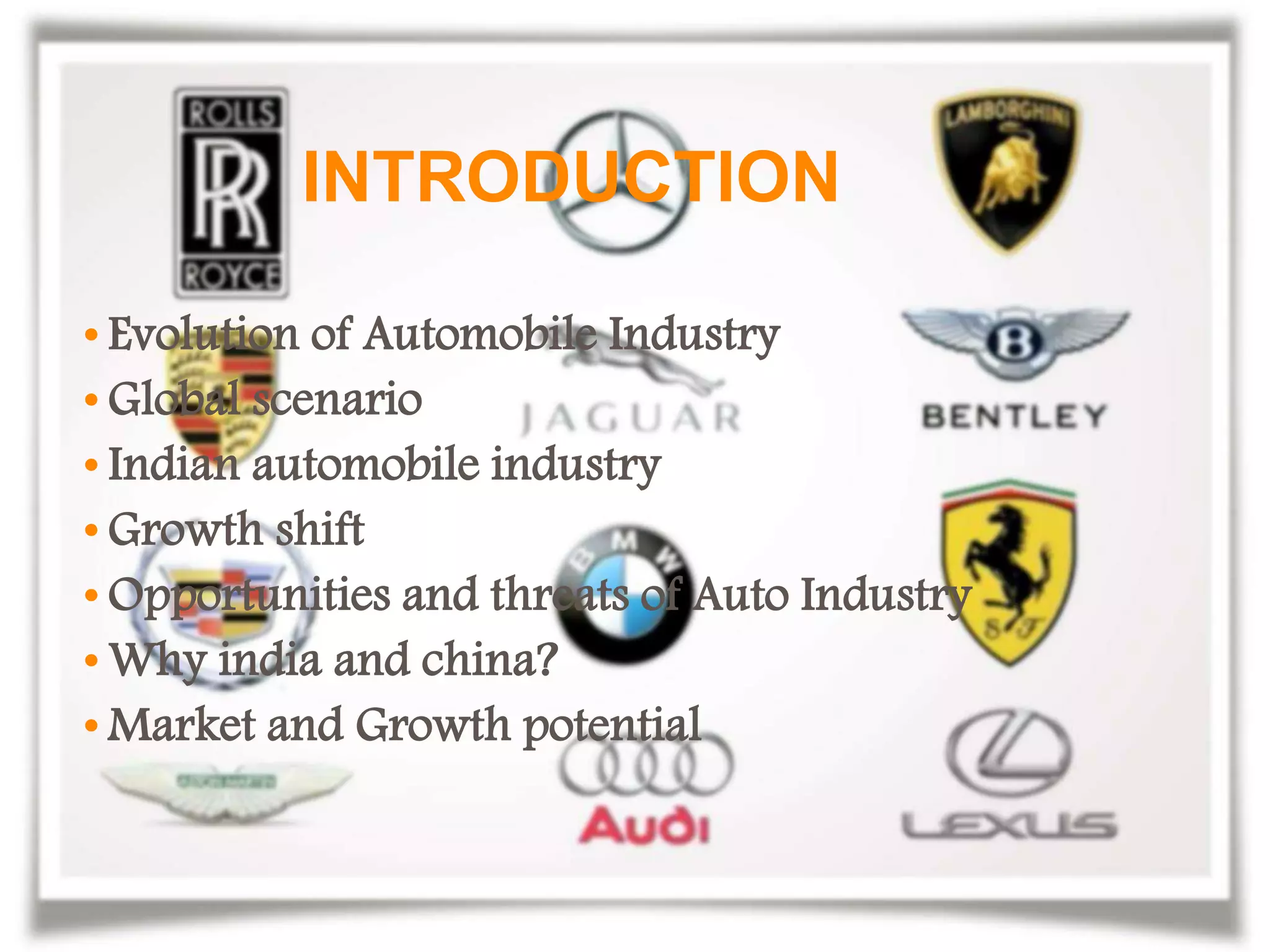 Case study revivng automobile industry | PPTX
