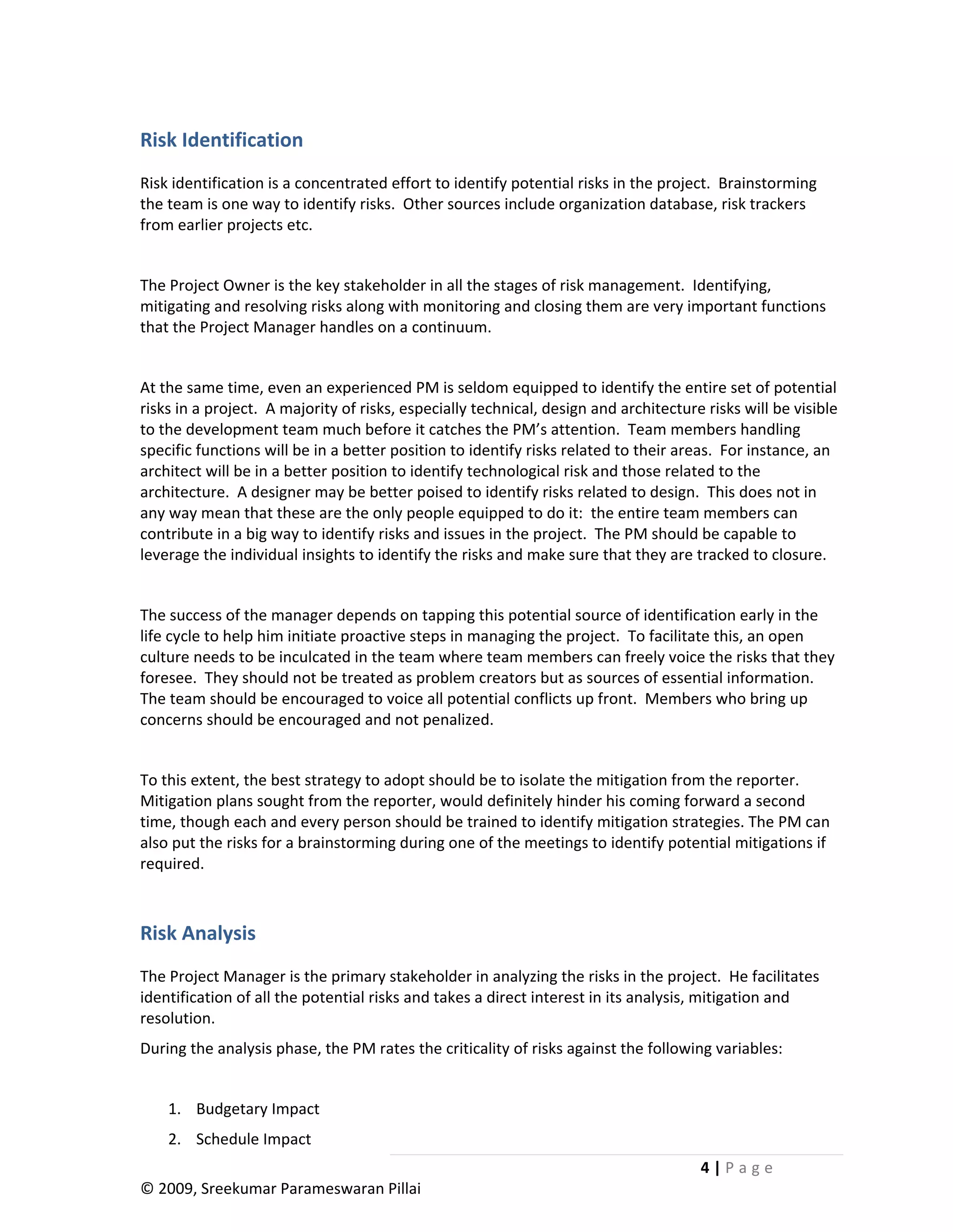 Case study riskmanagementinpractice-v3 | PDF