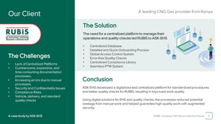 Case Study- RUBIS Energy Kenya | PPT