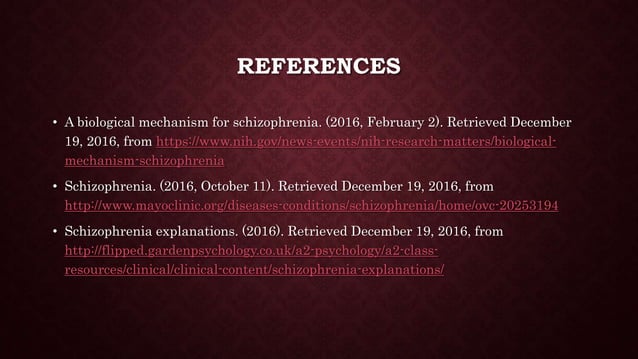 Case Study: Schizophrenia | PPTX | Brain and Nervous System Disorders | Diseases and Conditions