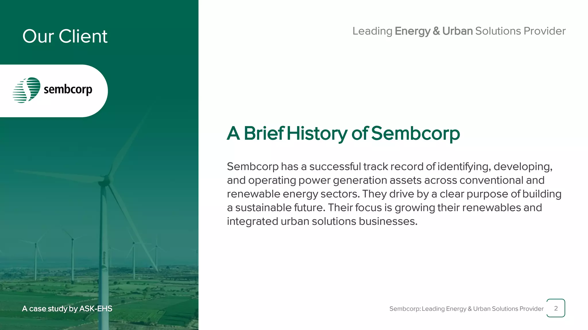 CaseStudy-Sembcorp | PDF