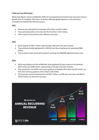 SEMRush Marketing Case Study & Success Story | PDF