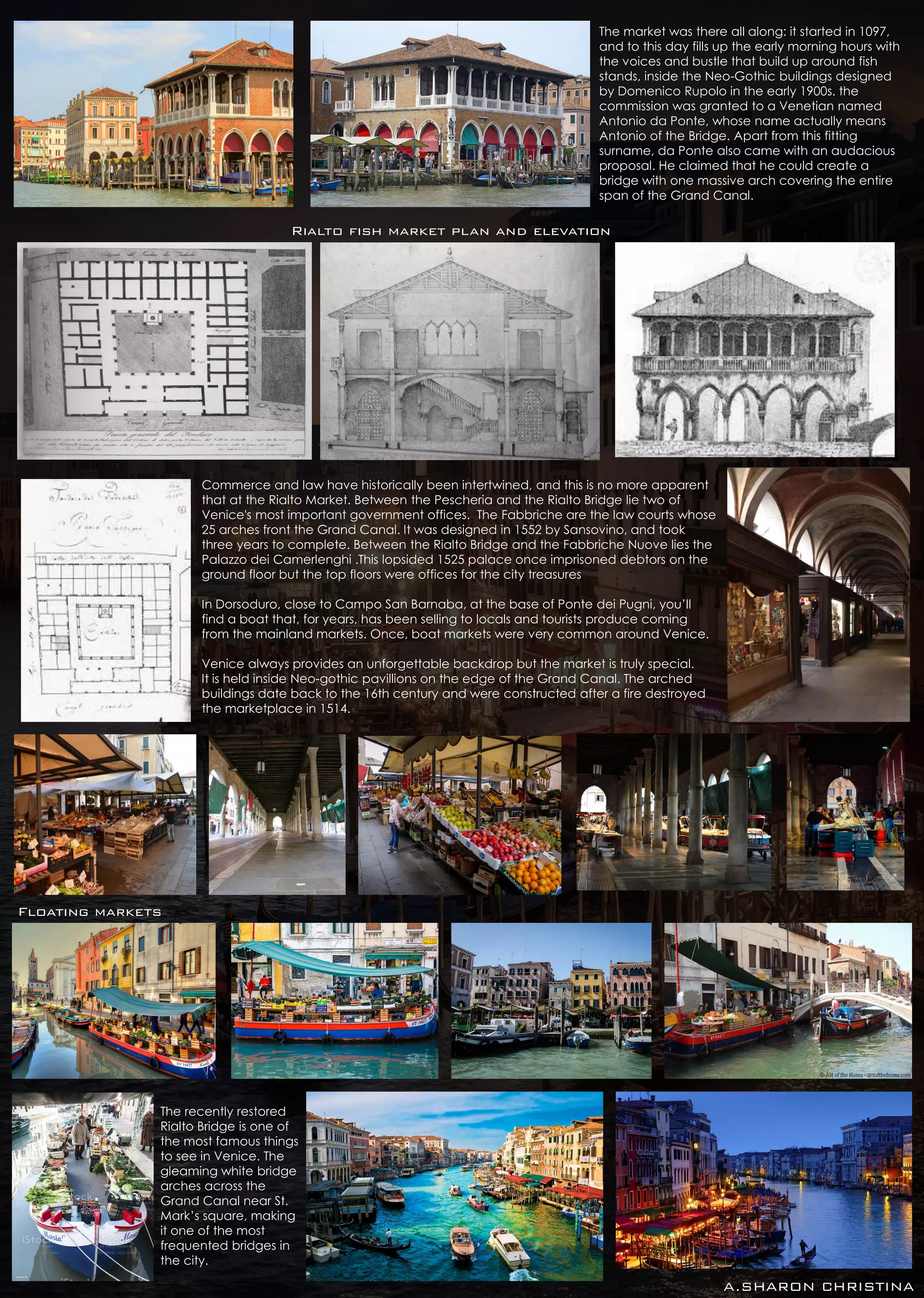 Case study on street of Venice , Rialto Bridge | PDF