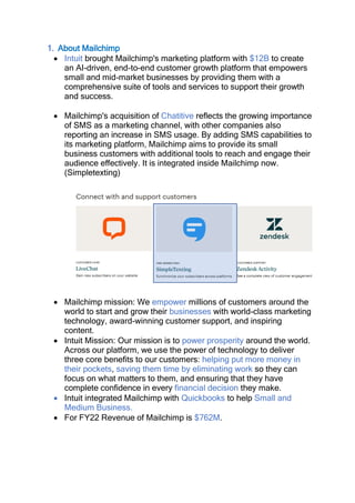 Case study-Strategic Evaluation for Launching SMS Channel on Mailchimp.pdf | Email | Internet