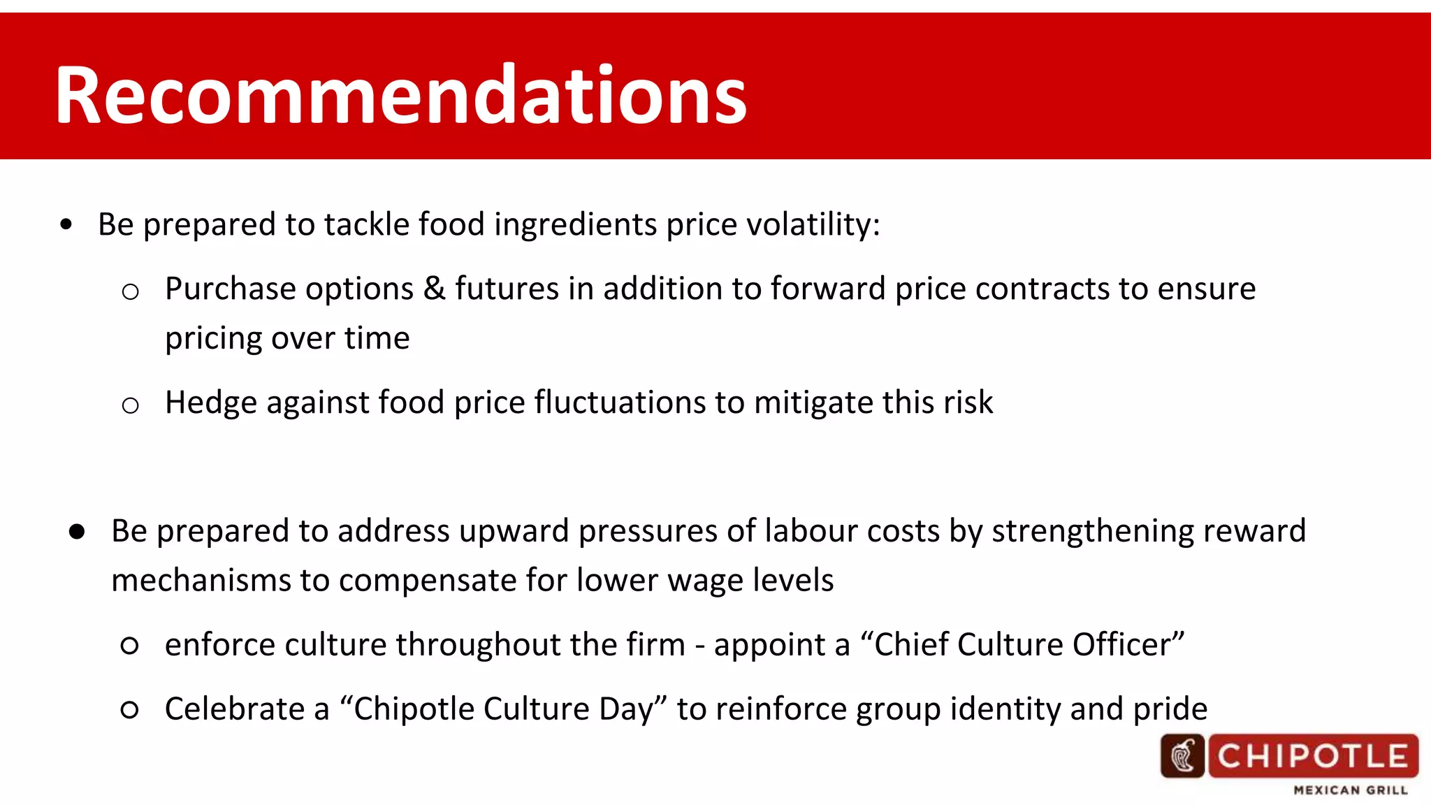 Case study - Strategy Review at Chipotle | PDF