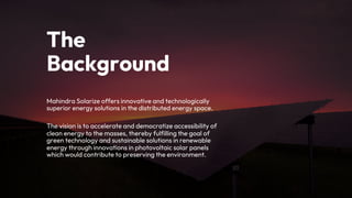 Social Media | Mahindra Solarize | #SuryaShakti | PDF