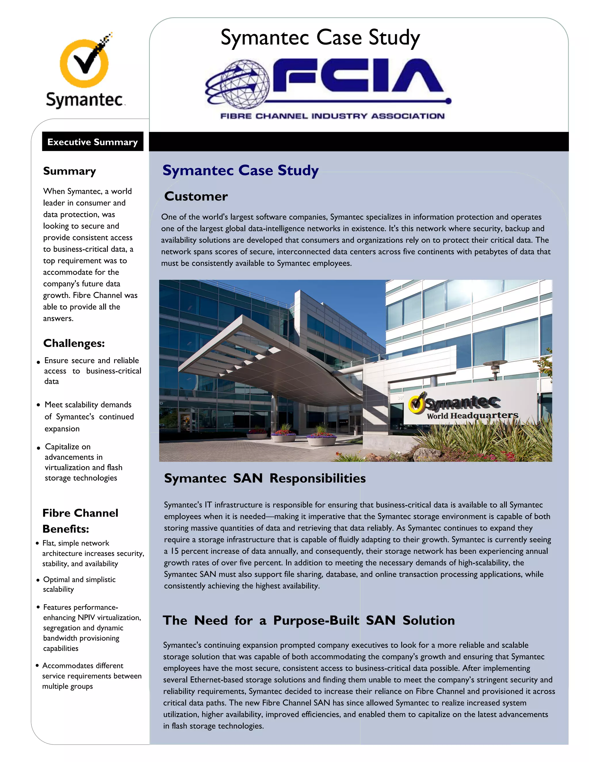 Symantec Case Study | PDF