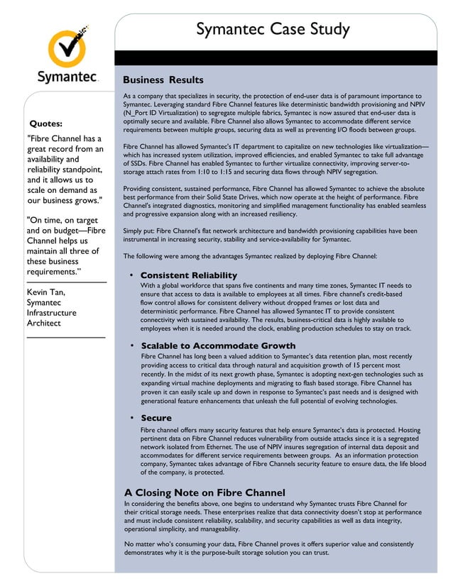Symantec Case Study | PDF