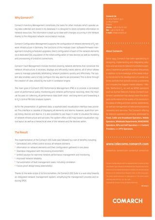 Comarch OSS Suite Implementation at Telefónica O2 Germany | PDF