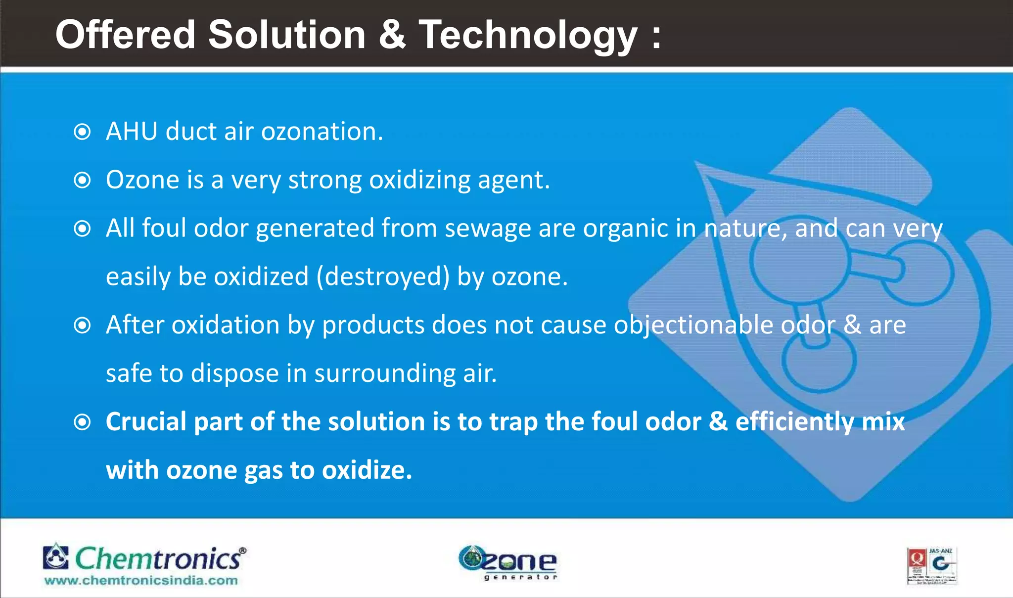 Case study - The Capital - STP exhaust air AHU ozonation | PPSX