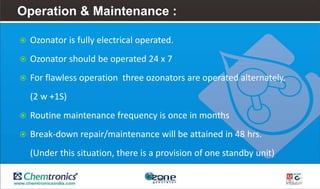 Case study - The Capital - STP exhaust air AHU ozonation | PPSX