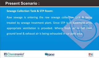 Case study - The Capital - STP exhaust air AHU ozonation | PPSX