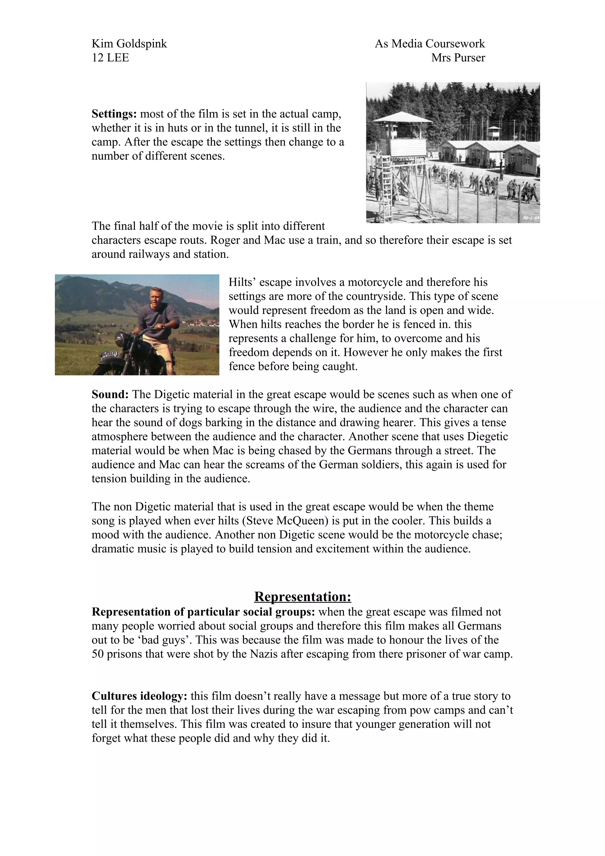 Case Study - The Great Escape | DOC