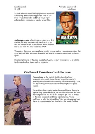 Case Study - The Great Escape | DOC | Movies | Entertainment