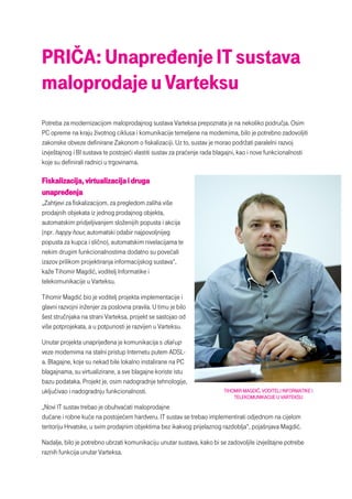Case study - Unapređenje IT sustava maloprodaje u Varteksu | PDF