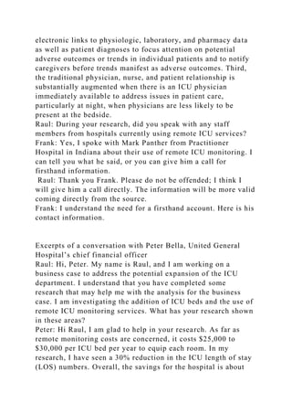 Case Study - United General Hospital ICU Expansion Case Study Over.docx