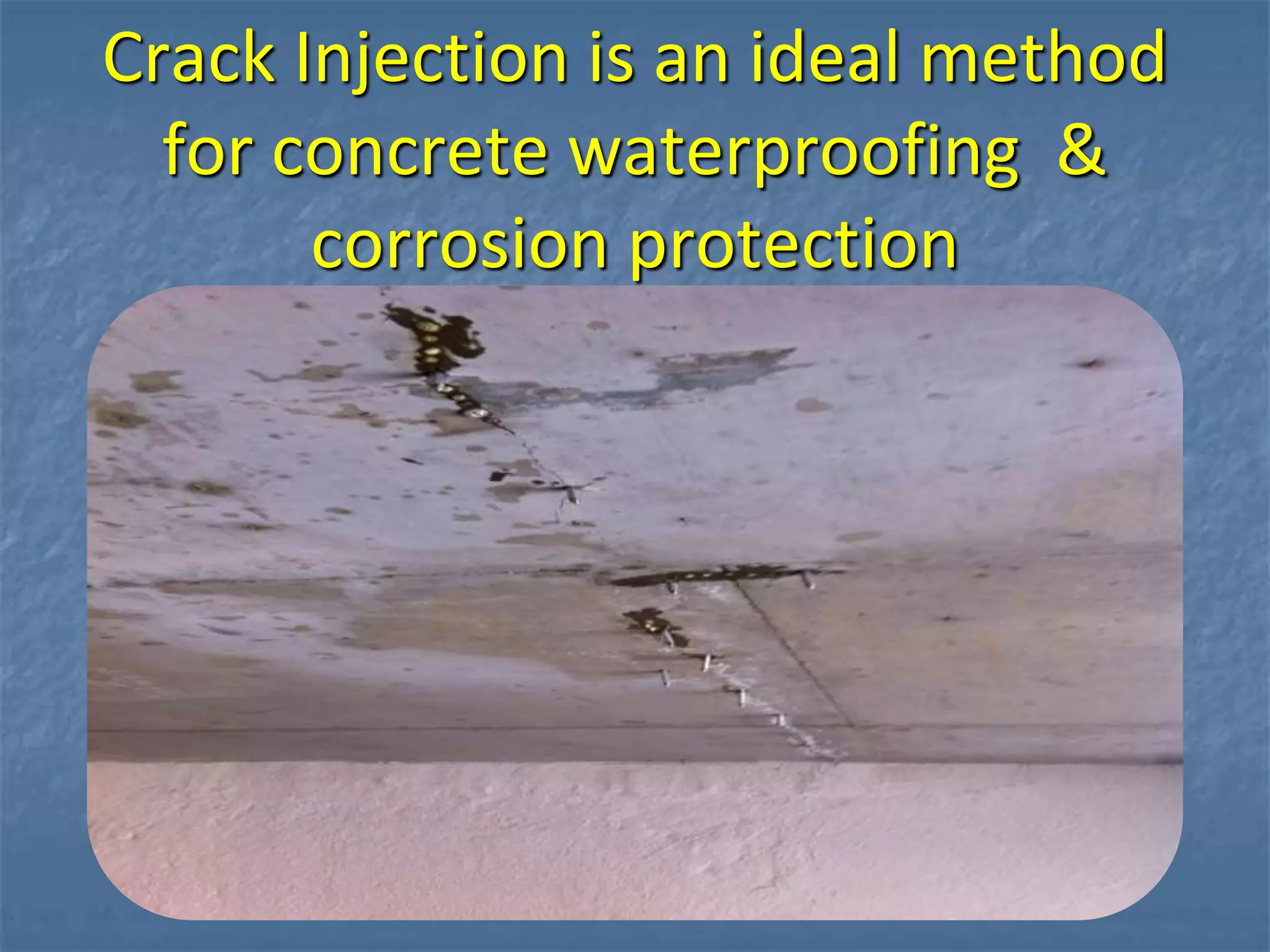 Case Study: Crack Injection for Basement Water Leaks | PPTX
