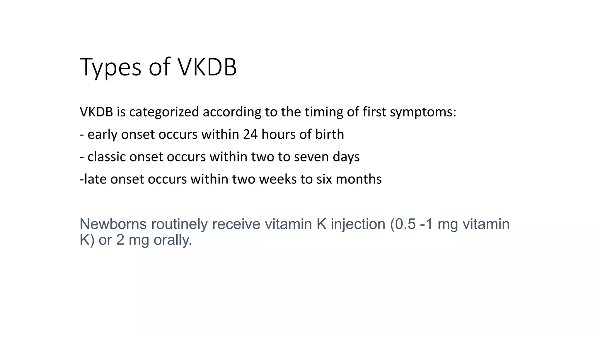 Case Study - Vitamin K Deficiency Bleeding Disorder (HDN) | PPTX