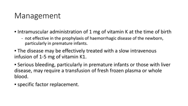 Case Study - Vitamin K Deficiency Bleeding Disorder (HDN) | PPTX