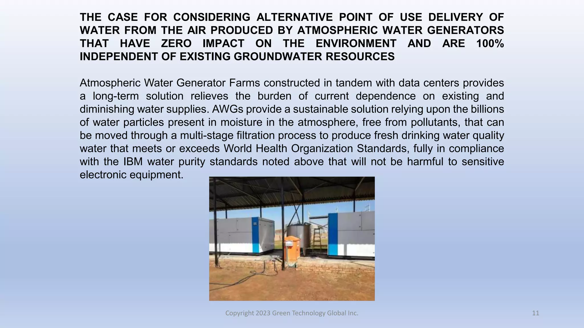 Case Study - What is the Source of Your Water AWG Farm for Data Centers ...