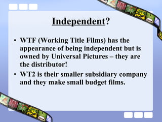 Case study working title films | PPT