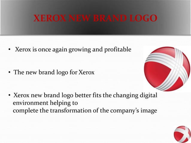 Case study xerox | PPTX | Business Accounting & Finance | Business