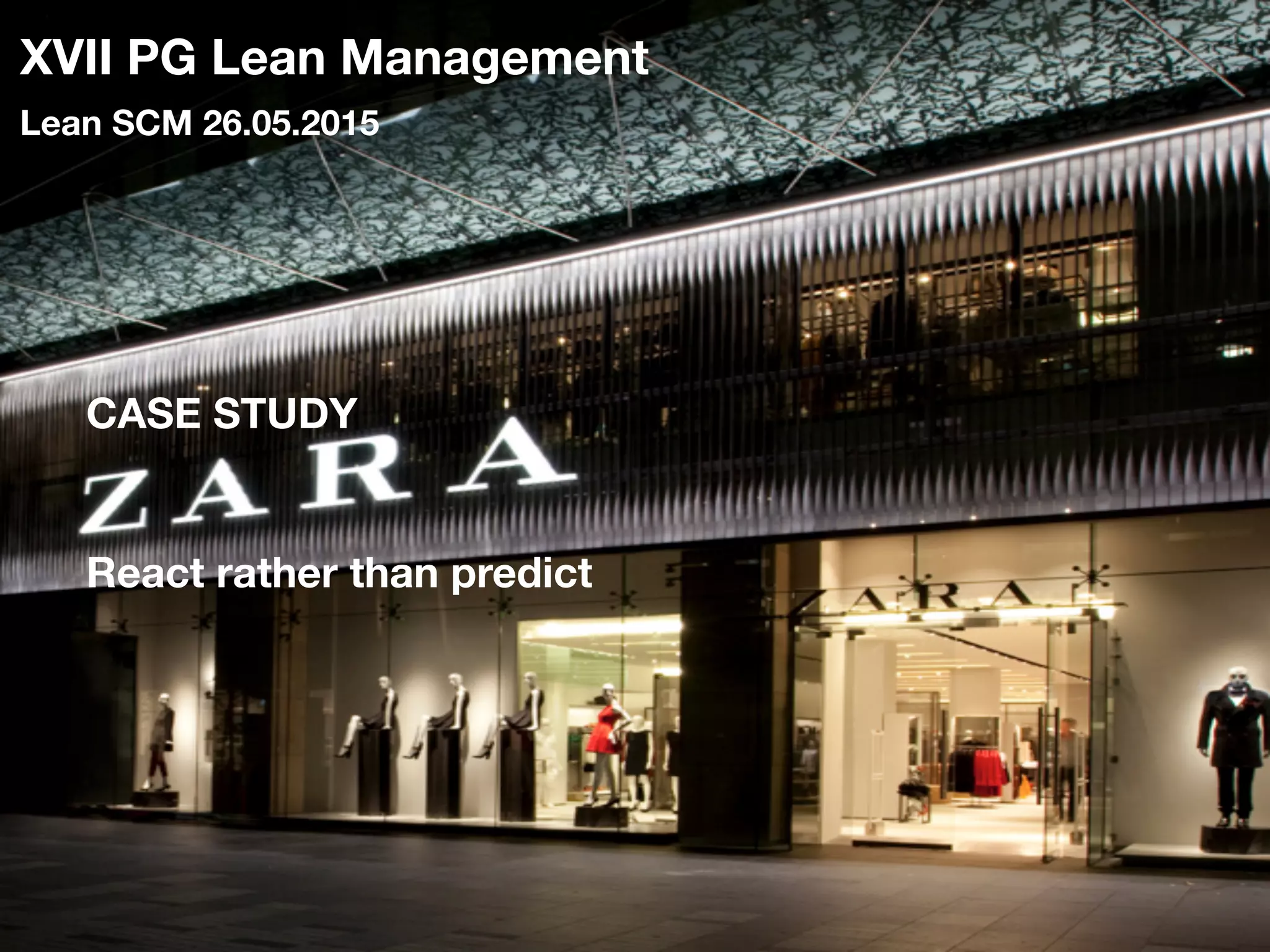 Case study zara inditex | PDF