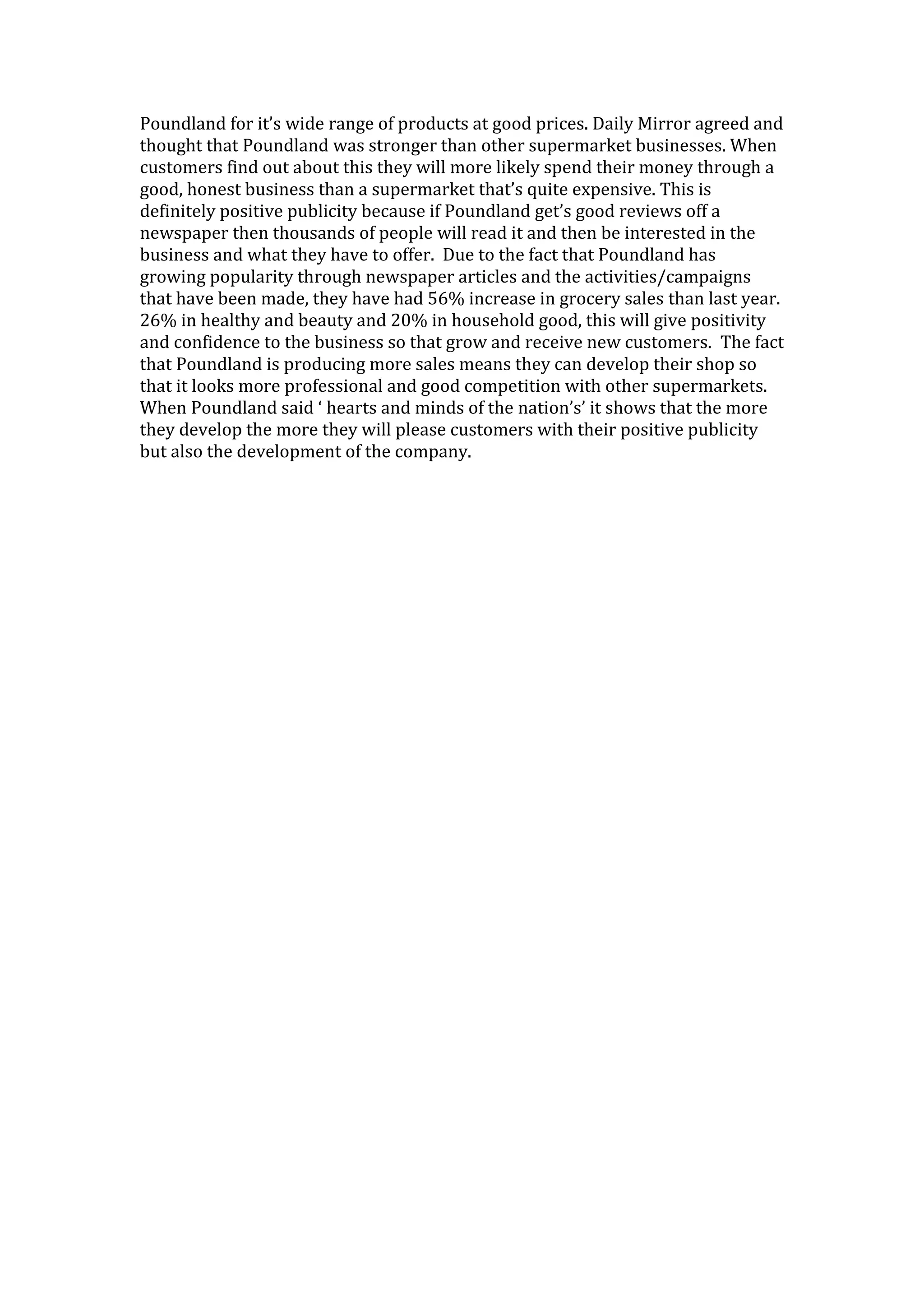 Case study: Poundland | DOCX