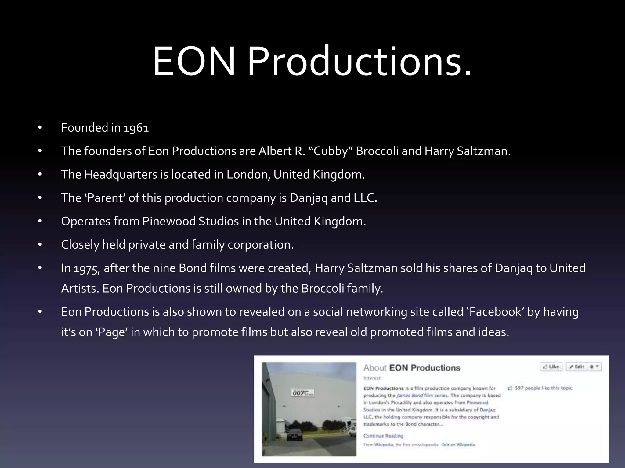 Film Production Company Case Study | PPT