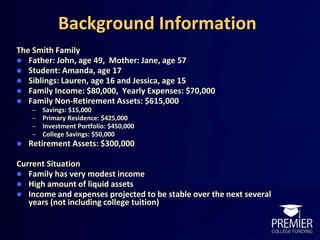 Case Study #1 - The Smith Family | PPTX