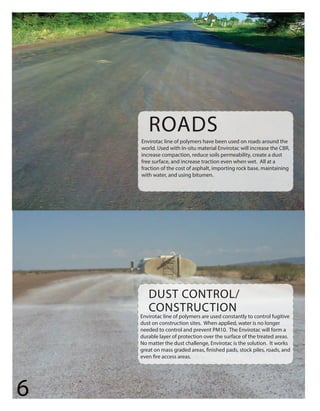Envirotac Dust Control & Soil Stabilization Solutions - Building Strong ...