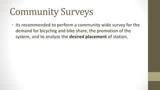 Bike Share Feasibility by GIS Analysis | PPT