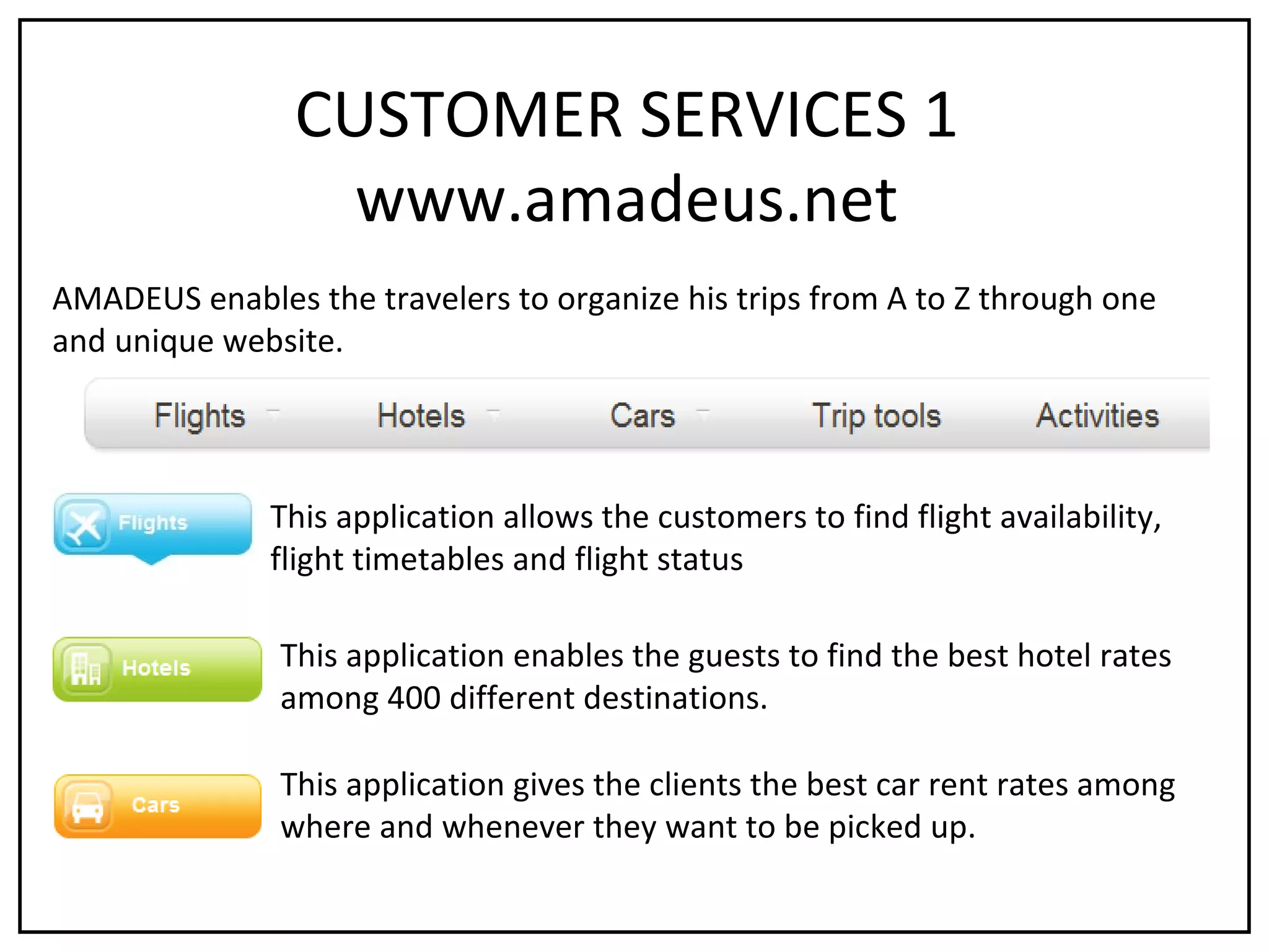 Case Study 1 Amadeus | PPT
