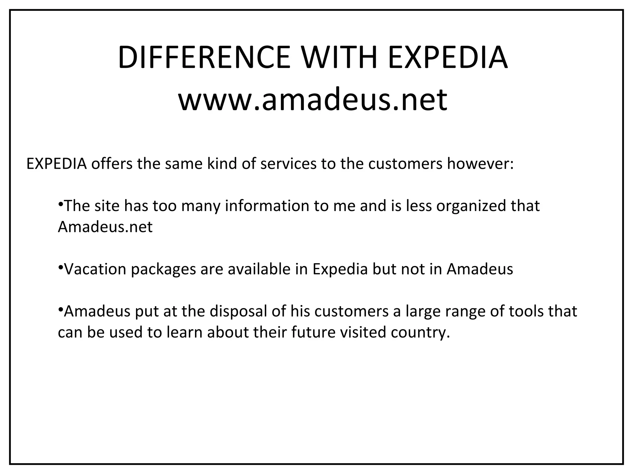 Case Study 1 Amadeus | PPT