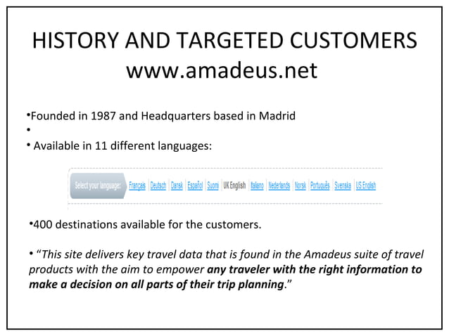 Case Study 1 Amadeus | PPT