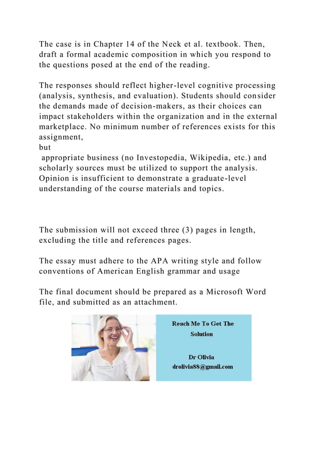 Case Study 14.1 Zappos’ Organizational Culture Neck et al. Chap.docx