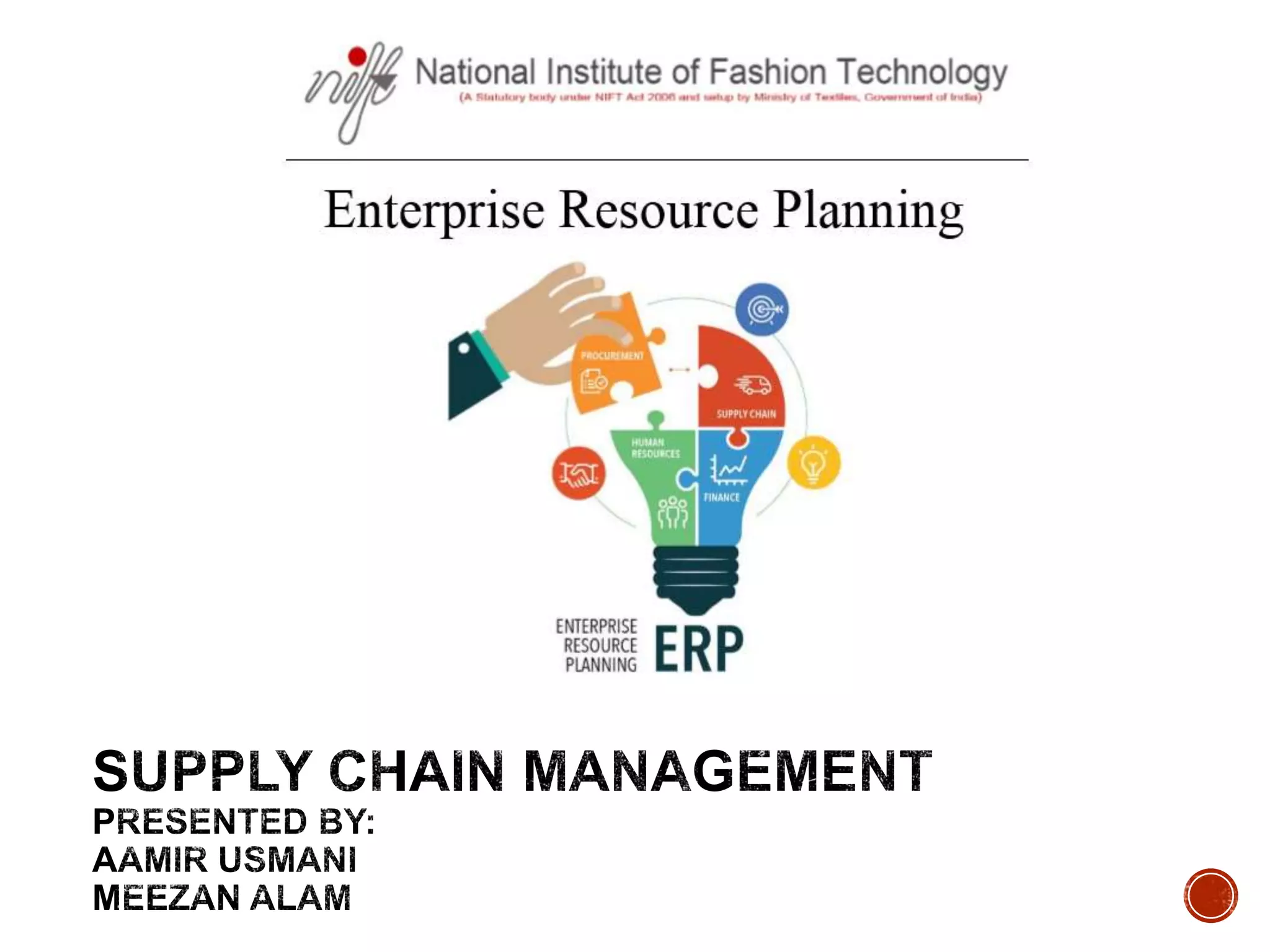 ERP implementation insupply chain management | PPT